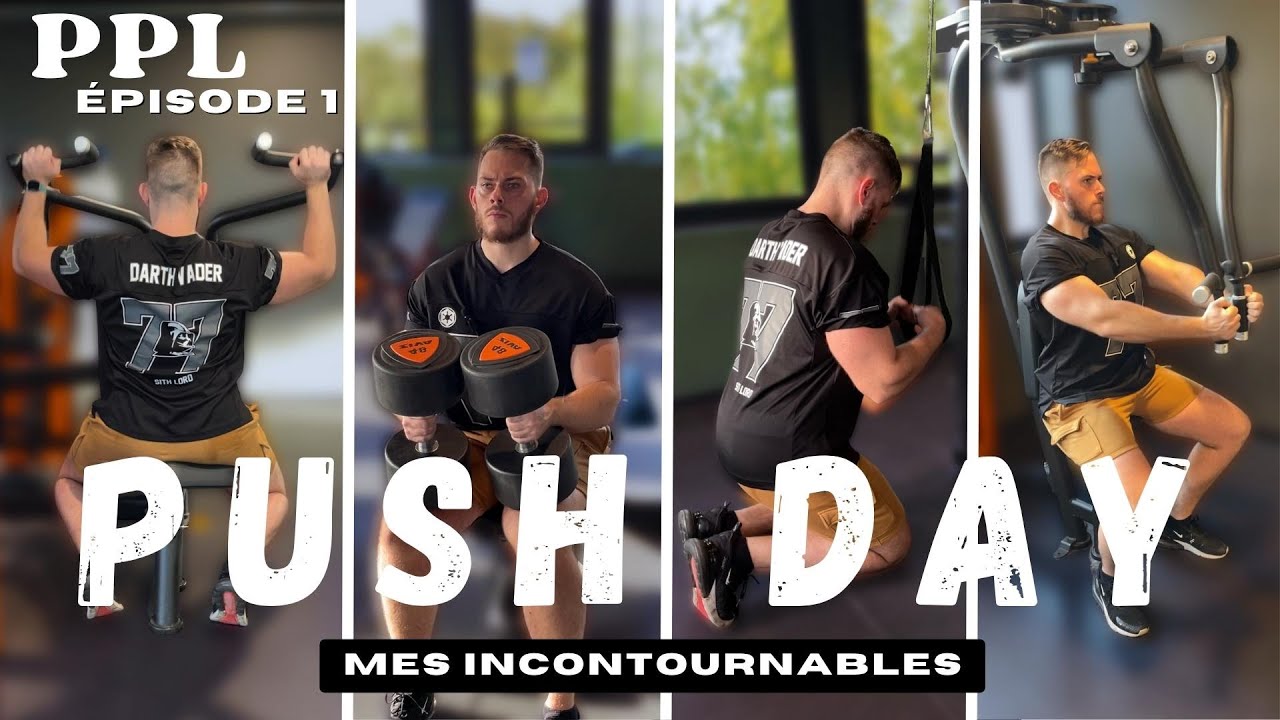 PPL | Entraînement PUSH ULTIME : Développer Couché, Élévations, Triceps ...