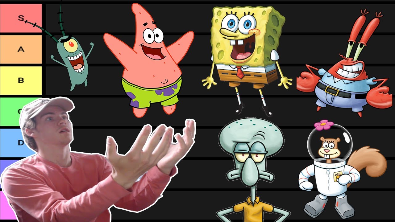 The Complete Spongebob Character Tier List! - YouTube