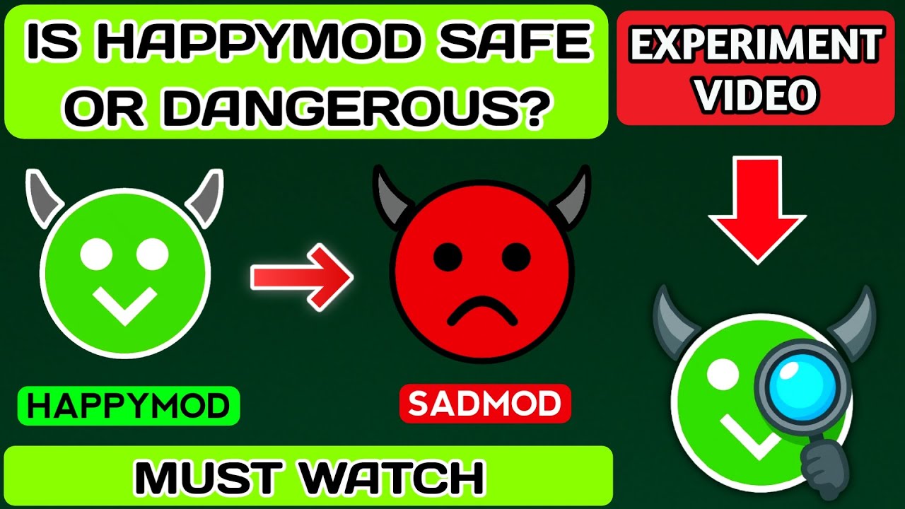 Is HappyMod Safe or Dangerous? (EXPERIMENT) - YouTube