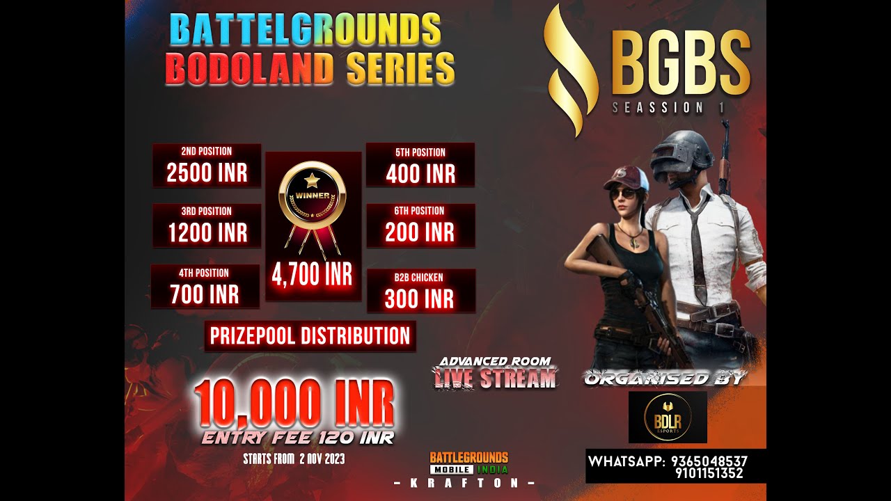 BGBS SEASION 1 QUALIFY ROUND | BODOLAND RISING STARS ESPORTS | Live ...