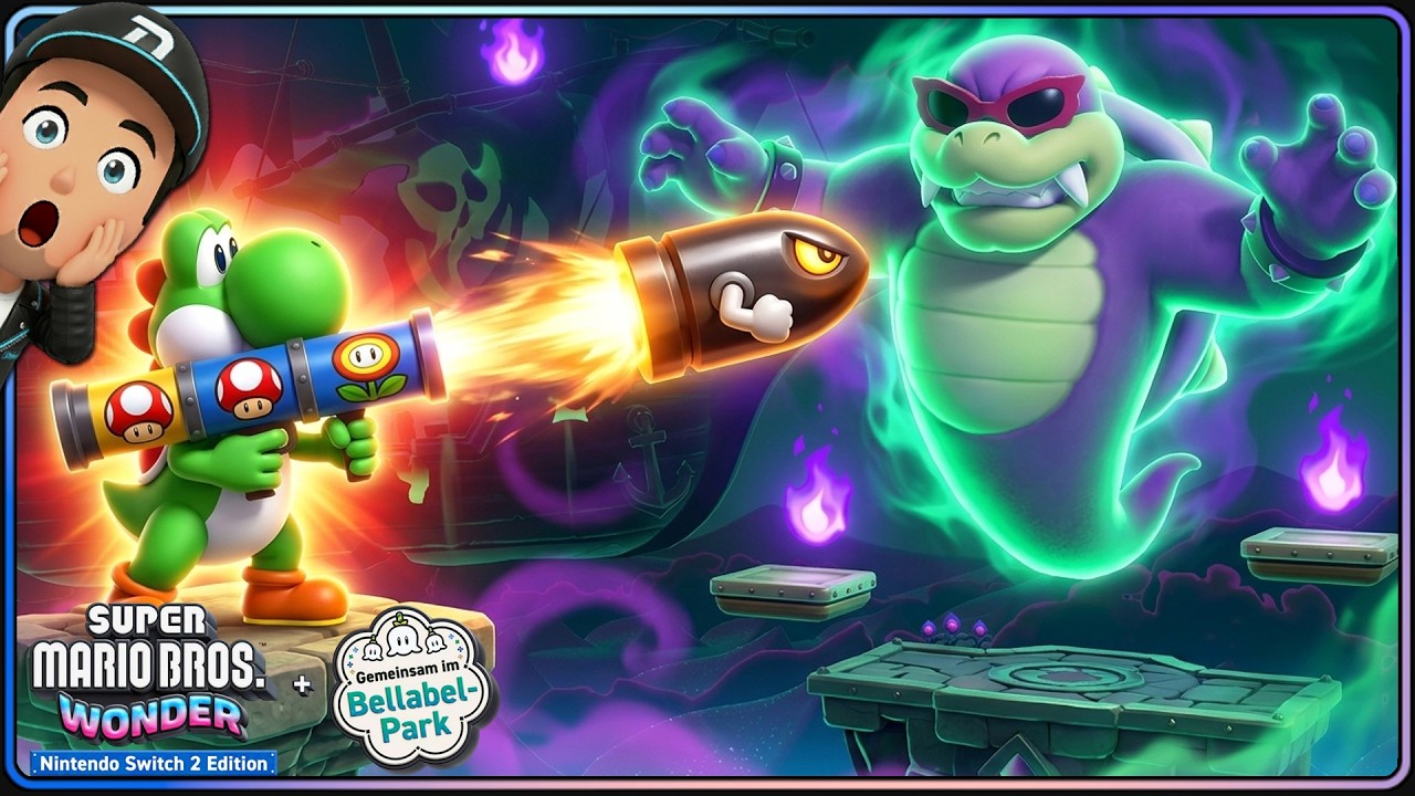 ROY mutiert zum DSCHINN? 🧞‍♂️ Yoshi mit Bazooka Bosskampf! Mario Bros ...