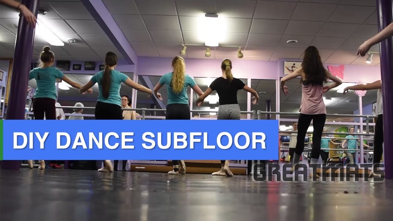 DIY Dance Subfloor for Dance Studios - YouTube