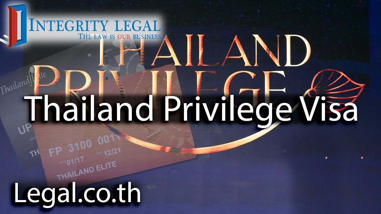 "Source Of Funds" A Part Of Thai Privilege Visa Process? - YouTube
