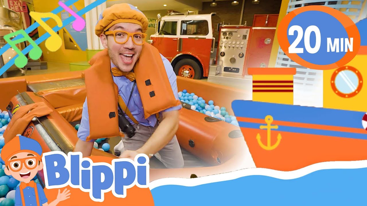 Blippi Baby Boat Song | Blippi Music for Kids | Songs and Cartoons ...