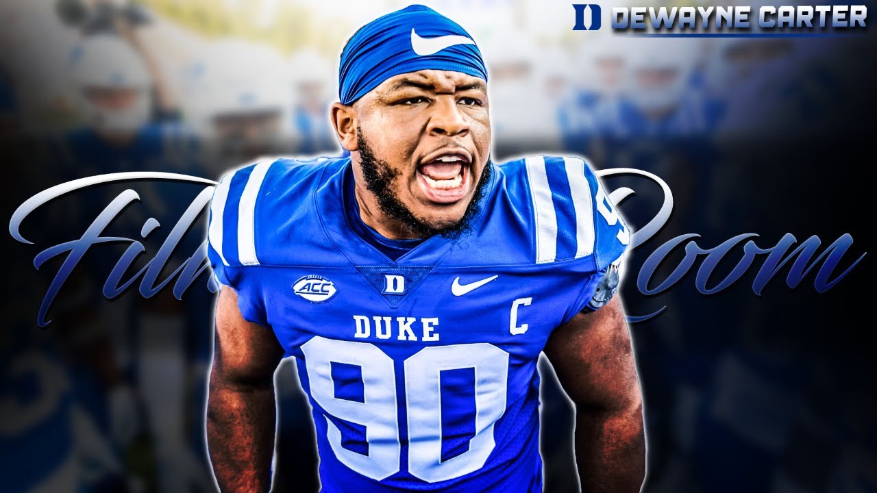 DeWayne Carter (DL) - All-22 Film Study, Duke Blue Devils, 2024 NFL ...