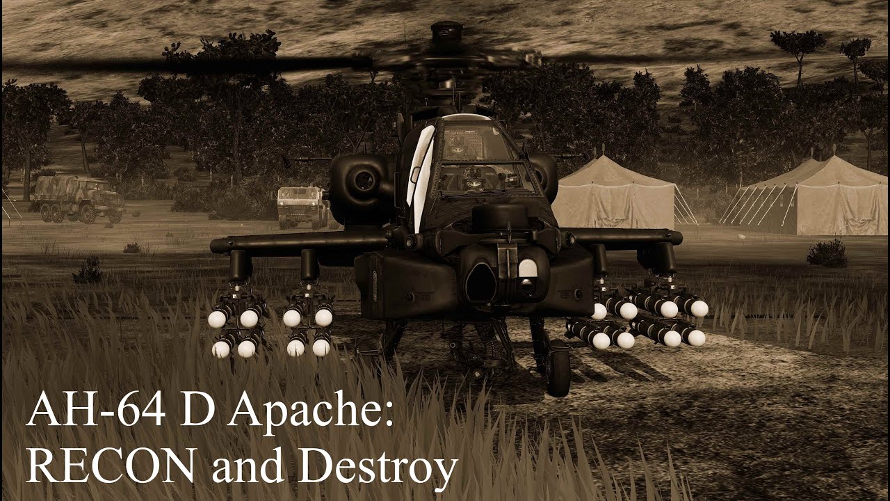 DCS: AH-64 D Apache: RECON - YouTube