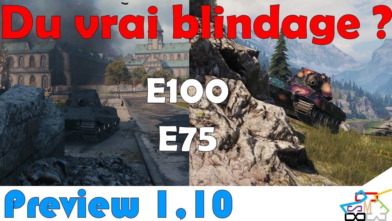 world of tanks fr - Buff E100 / E75 - 1.10 - YouTube