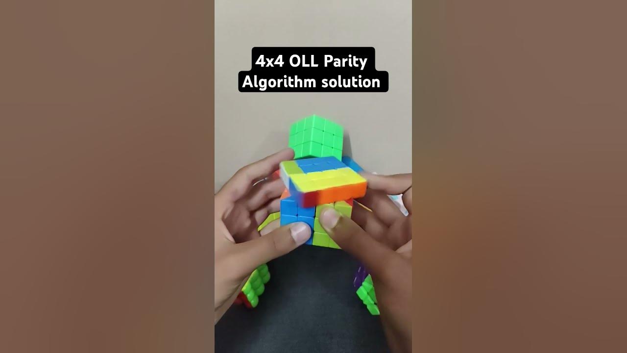 OLL Parity Algorithm solution #viral #shorts - YouTube