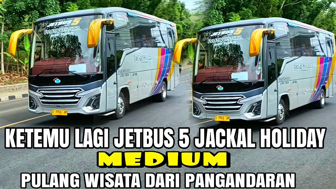 Dua Unit Jetbus 5 Medium Jackal Holiday Pulang Wisata Dari Pantai ...