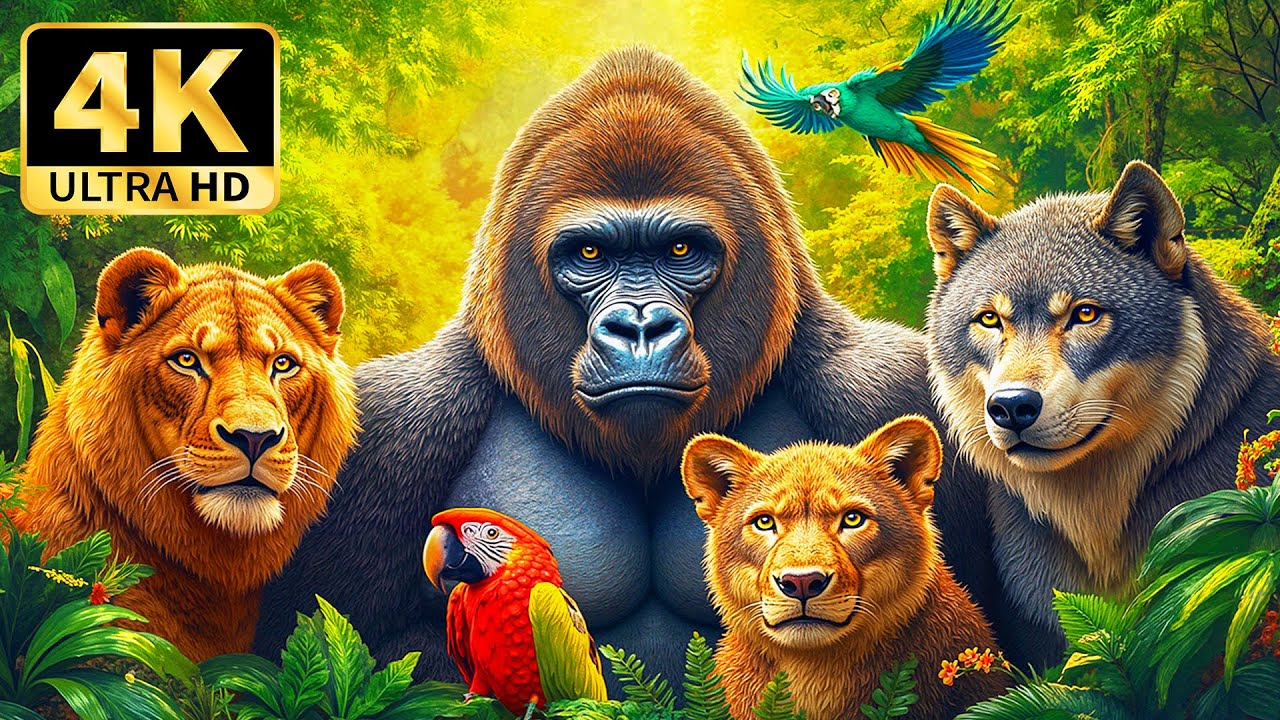 The Ultimate Forest Wildlife Adventure 4K – Explore Majestic Animals in ...
