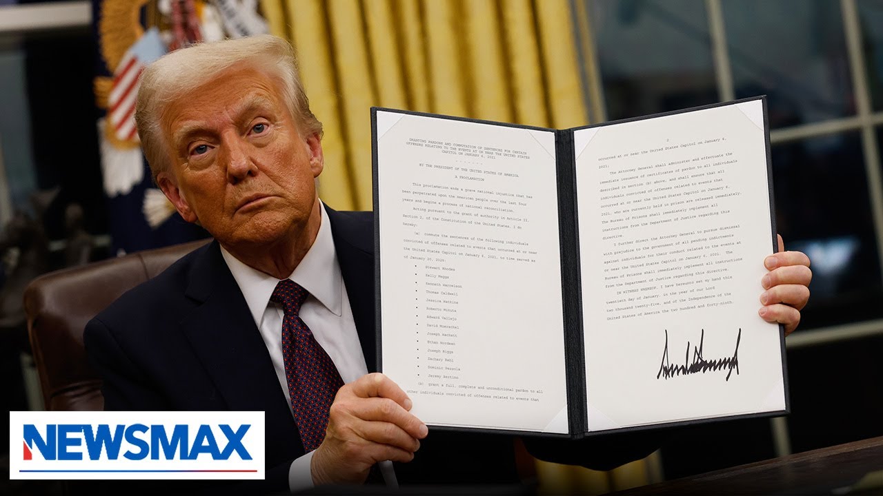 Pardoned J6 defendants celebrate freedom after Trump grants pardons ...