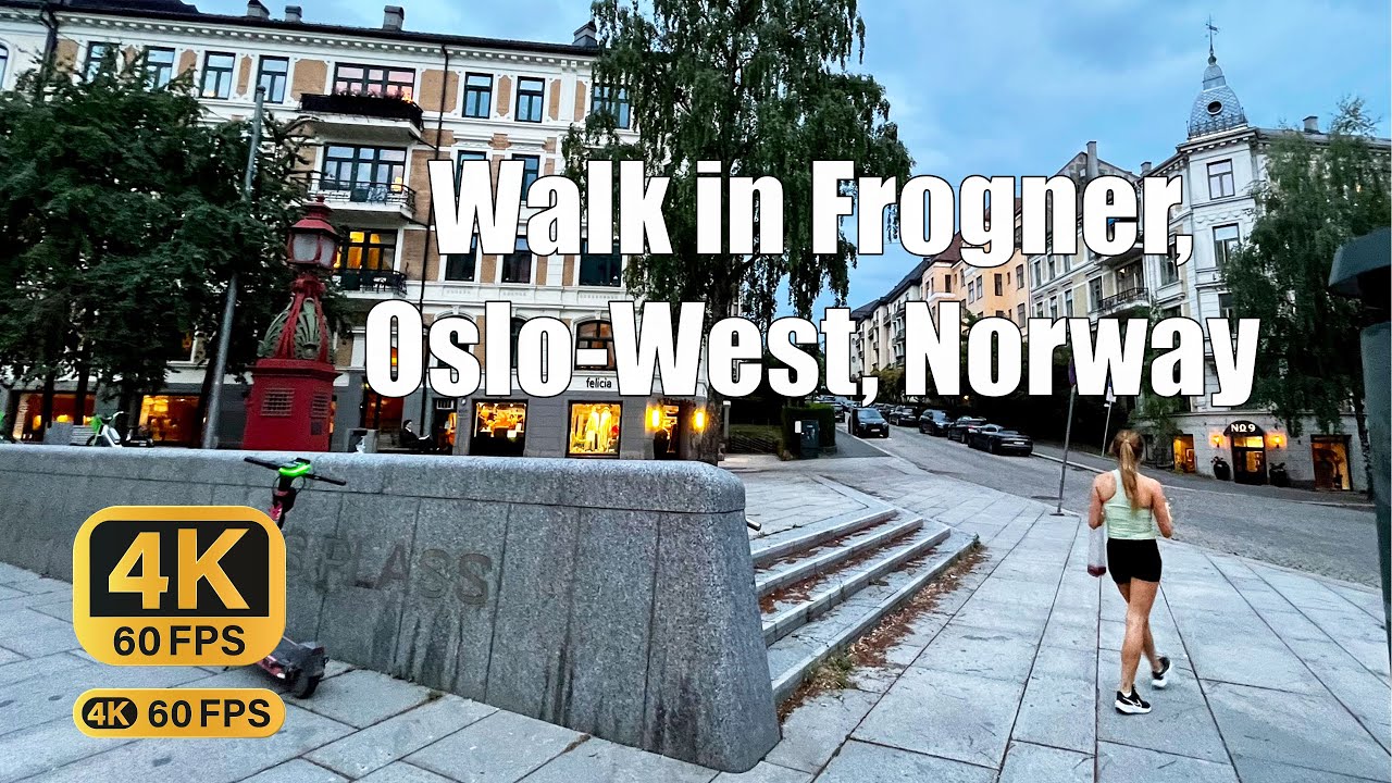 4K Frogner, Oslo - Walking Tour - YouTube