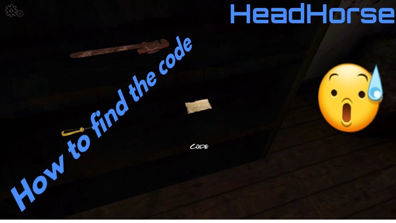 How to find and use the Code ( HeadHorse horror game ) - YouTube