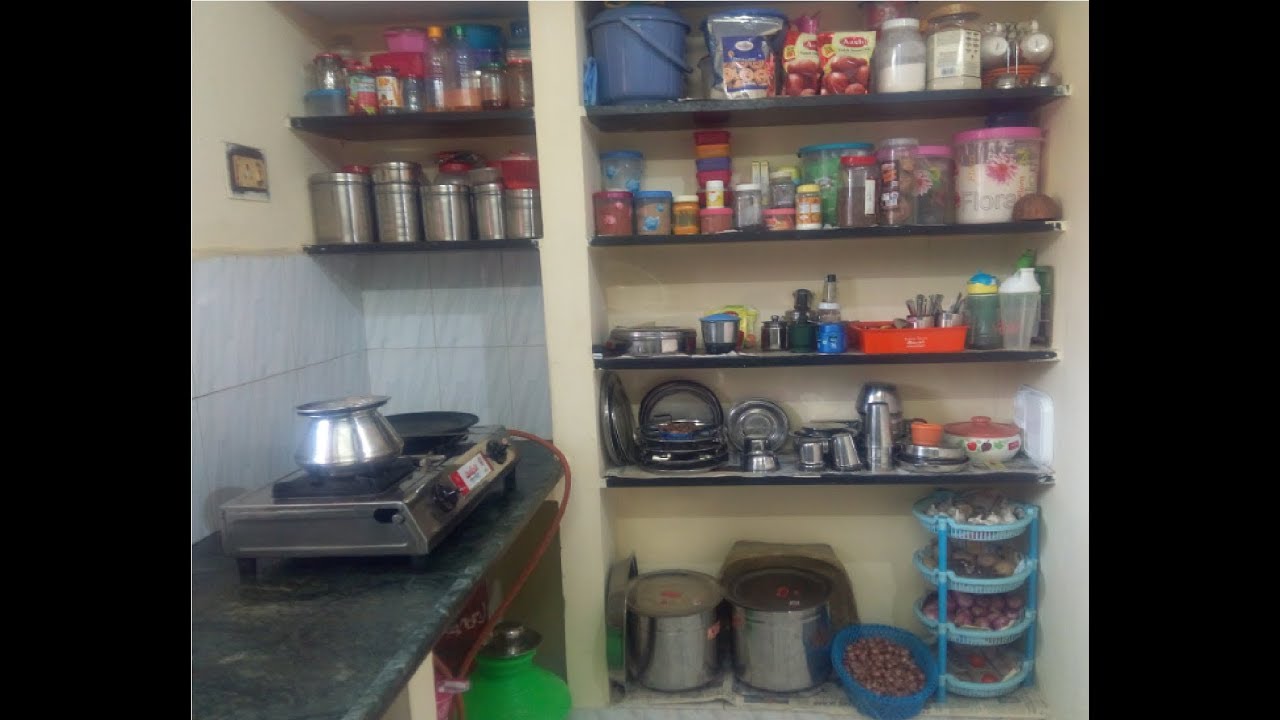 Simple, Neat and Clean kitche/ South Indian kitchen tour/ Kitchen tour ...