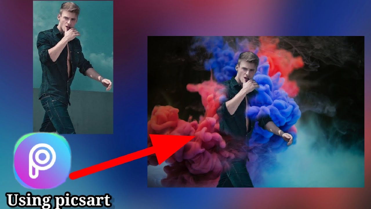 Smoke effect editing it's an amazing smoke effect editing in|| PicsArt ...