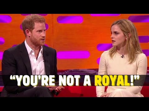Emma Watson Destroys Prince Harry On Graham Norton Show After Heated Argument