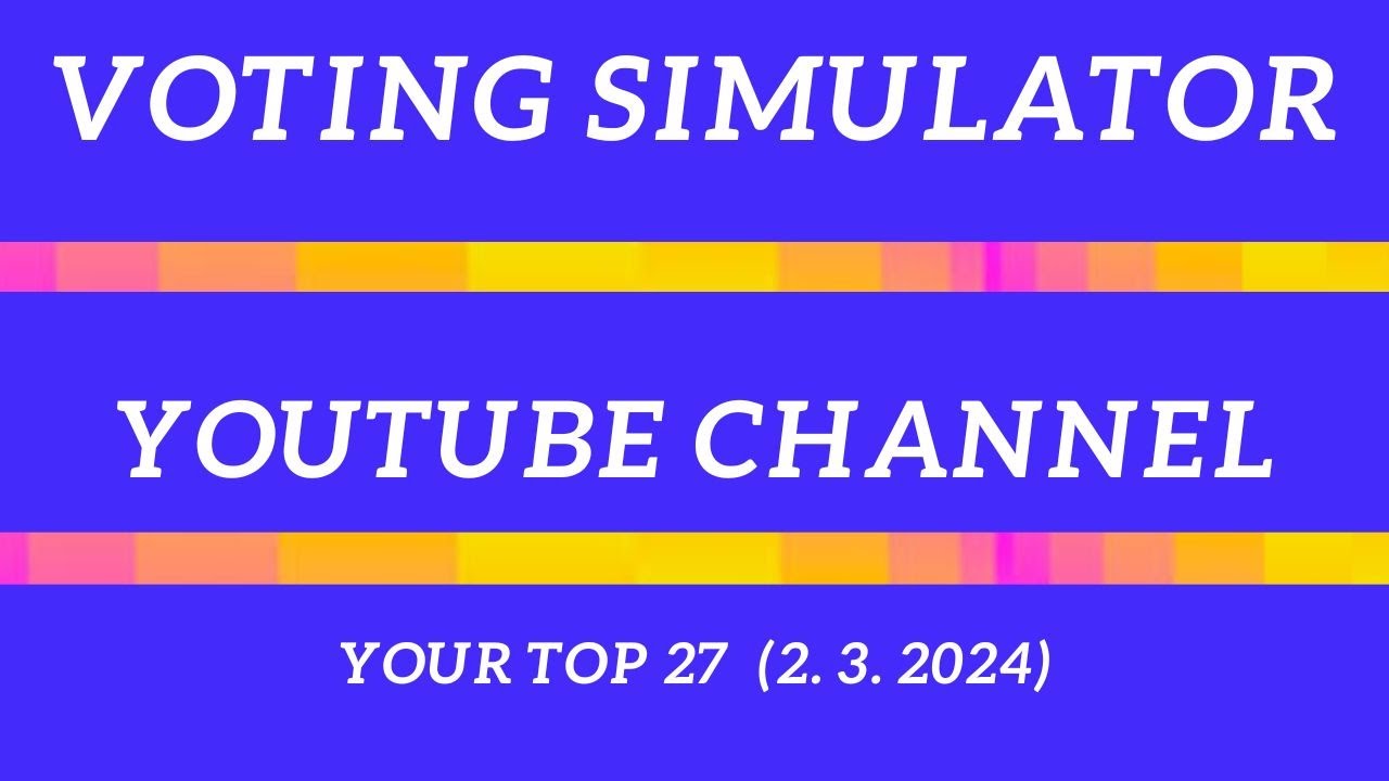 Eurovision 2024: Your top 27 | Voting simulator - YouTube