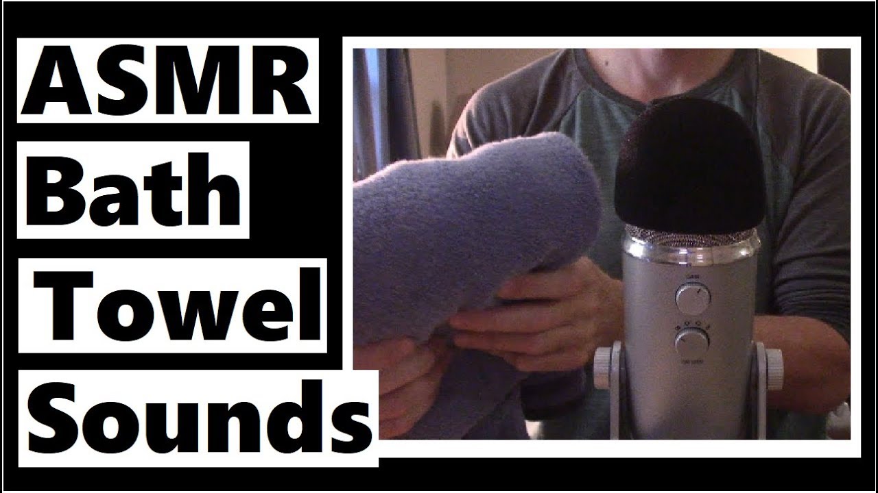 ASMR Bath Towel Sounds - Scratching and Rubbing - YouTube