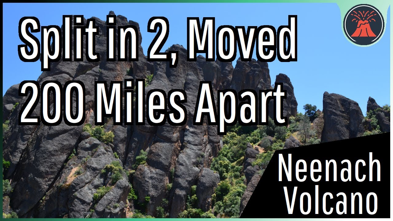 The California Volcano Which Split in 2 & Moved 200 Miles Apart; The ...