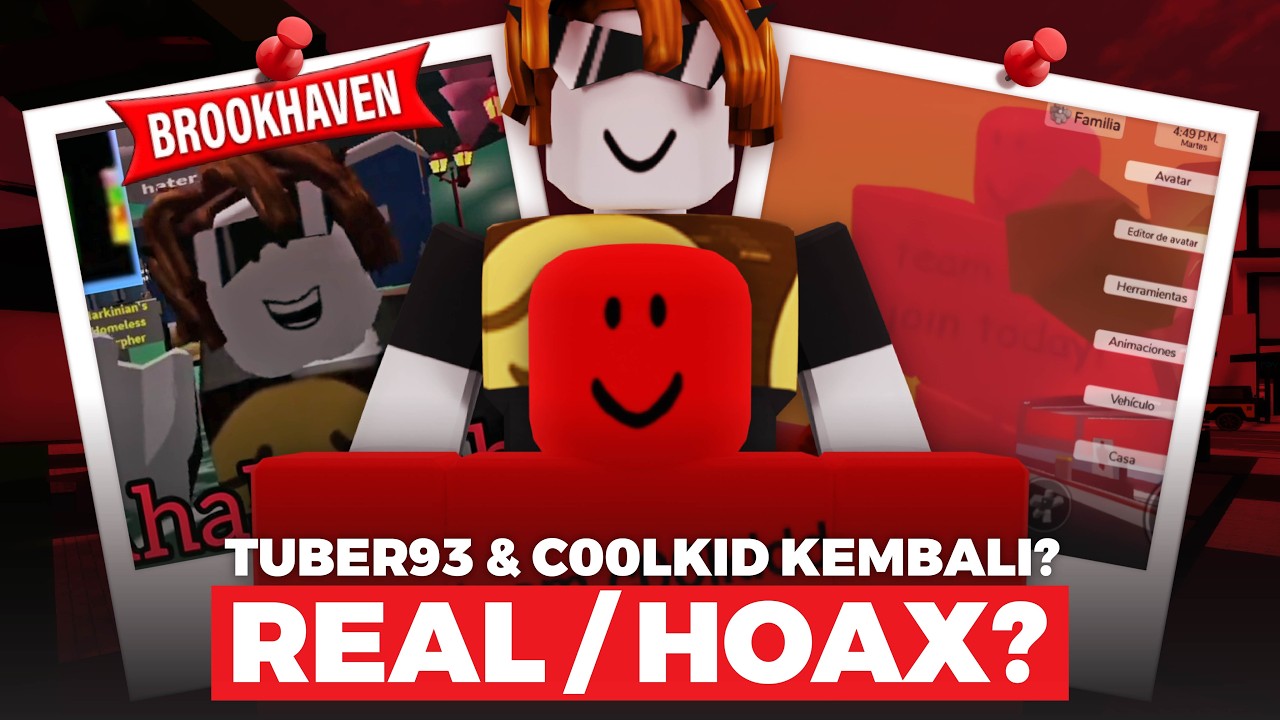 TUBERS93 DAN C00LKIDD KEMBALI KE ROBLOX?? MEREKA HACK BROOKHAVEN ...
