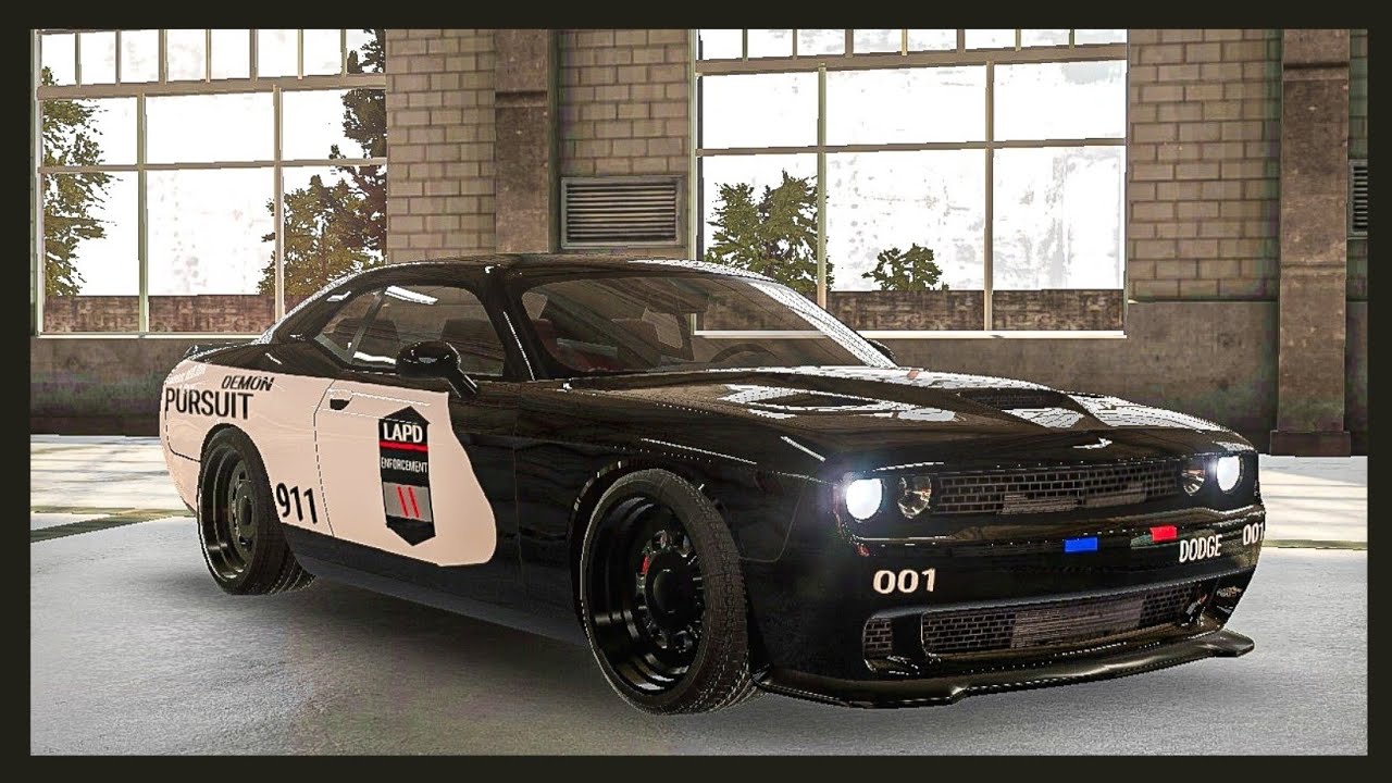 Dodge Demon Police Livery (Easy) | Real Driving School - YouTube