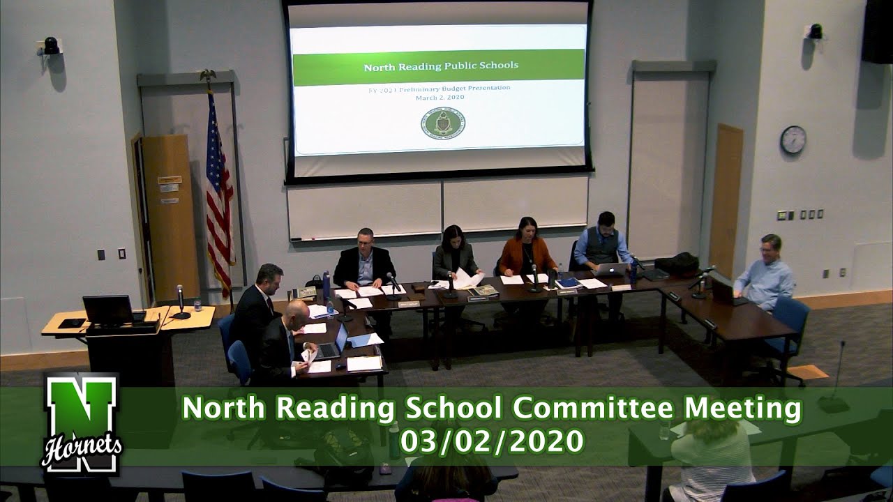 North Reading School Committee Meeting 3/2/20 - YouTube