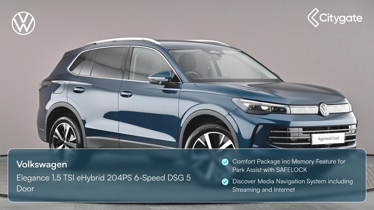 Volkswagen Tiguan - Elegance 1.5 TSI eHybrid 204PS 6-Speed DSG 5 Door ...