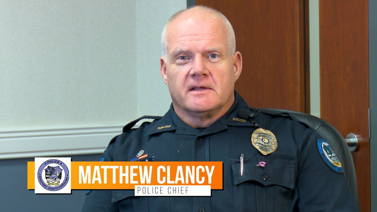 "A Big Burden Was Lifted" - Beaufort Police Chief Matthew Clancy - YouTube