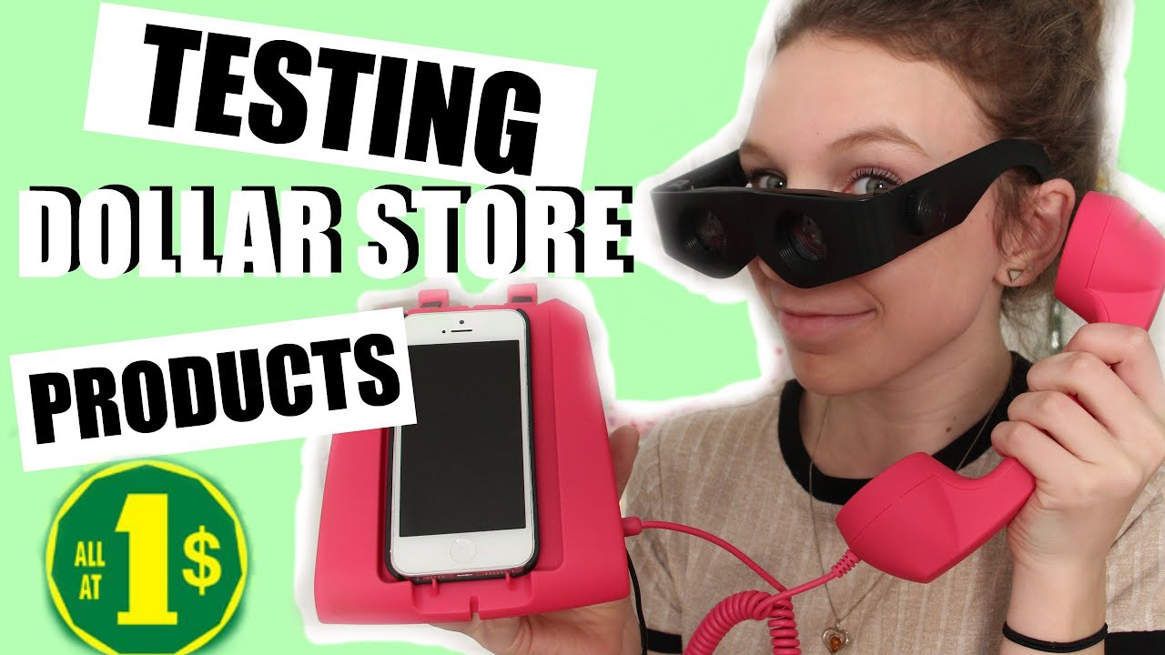 TESTING DOLLAR STORE PRODUCTS! - YouTube