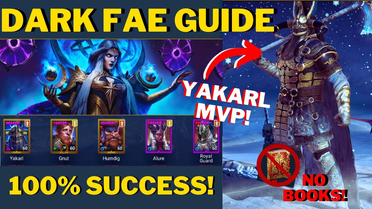 Dark Fae Final Boss Easy Strategy With FREE Champion Yakarl! 100% rate ...