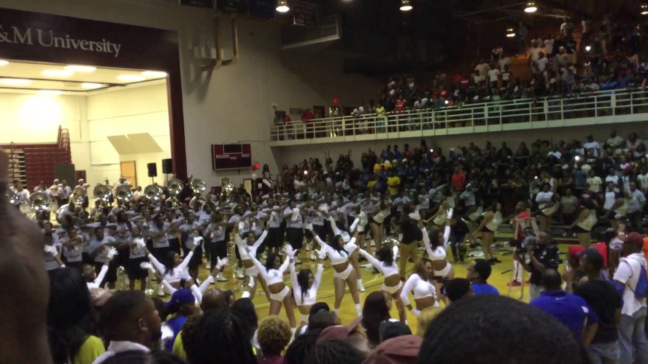 AAMU vs PVAMU 2016 Gym Battle "Intro Songs" - YouTube