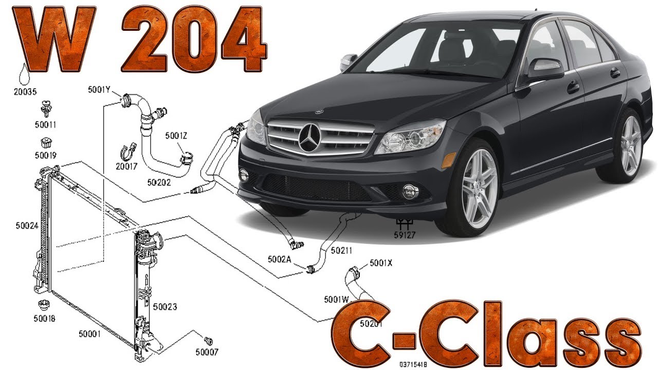 C-Class (W204) | Fault locations | Coolant pump, coolant thermostat ...