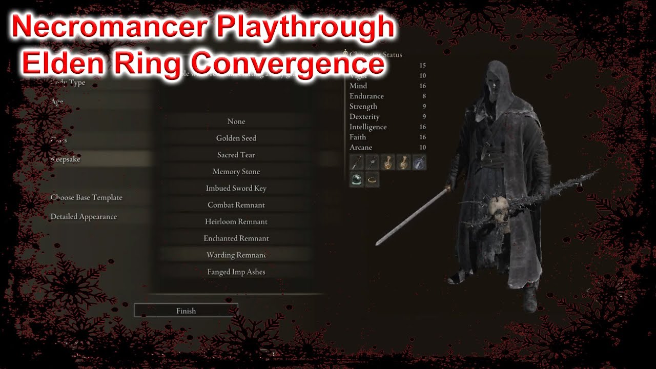 Necromancer Playthrough #1 - Elden Ring Convergence Mod - YouTube