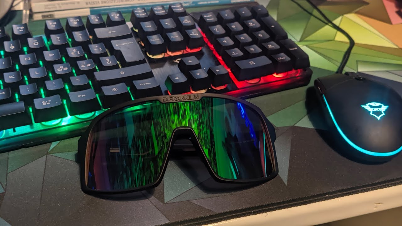 Occhiali D.Franklin Wind colore Black/Green - YouTube