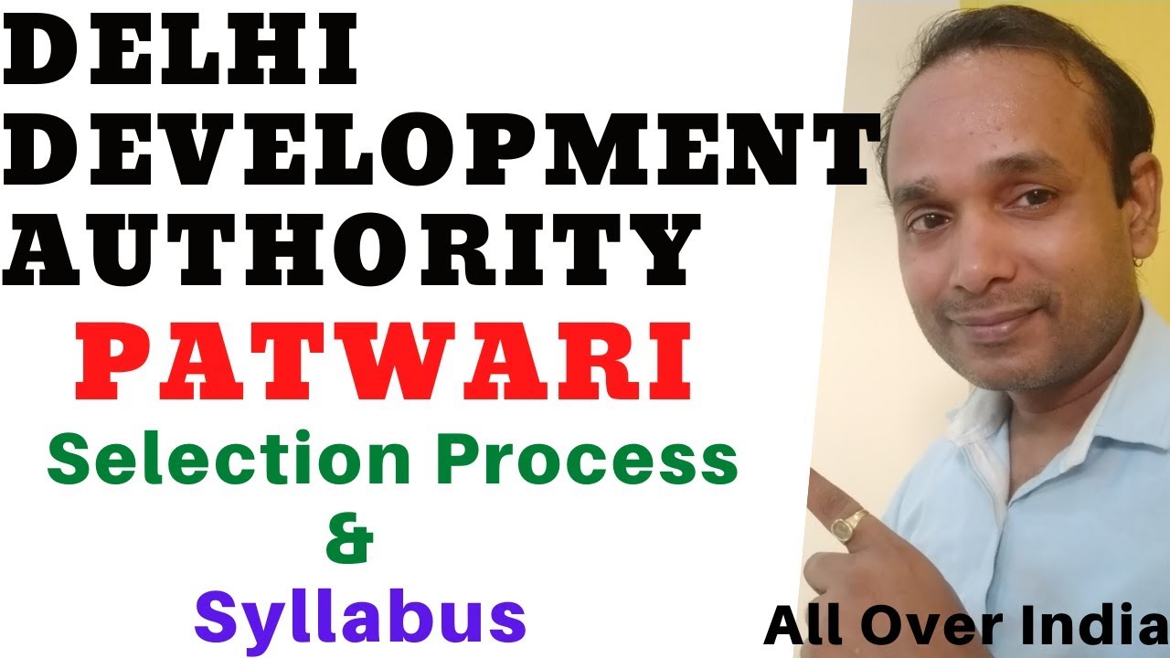 DDA Patwari Syllabus | DDA Patwari Selection Process | DDA Patwari ...