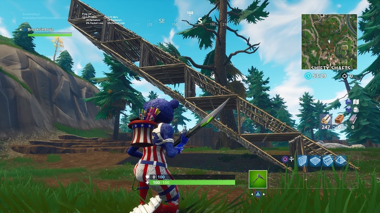 4 Layer Double Ramp Rush Tutorial on Console - PS4 - XBOX - Fortnite ...