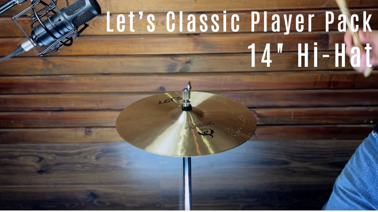Symrna Cymbals - Let's Classic Player Pack - 14" Hi-Hat - YouTube