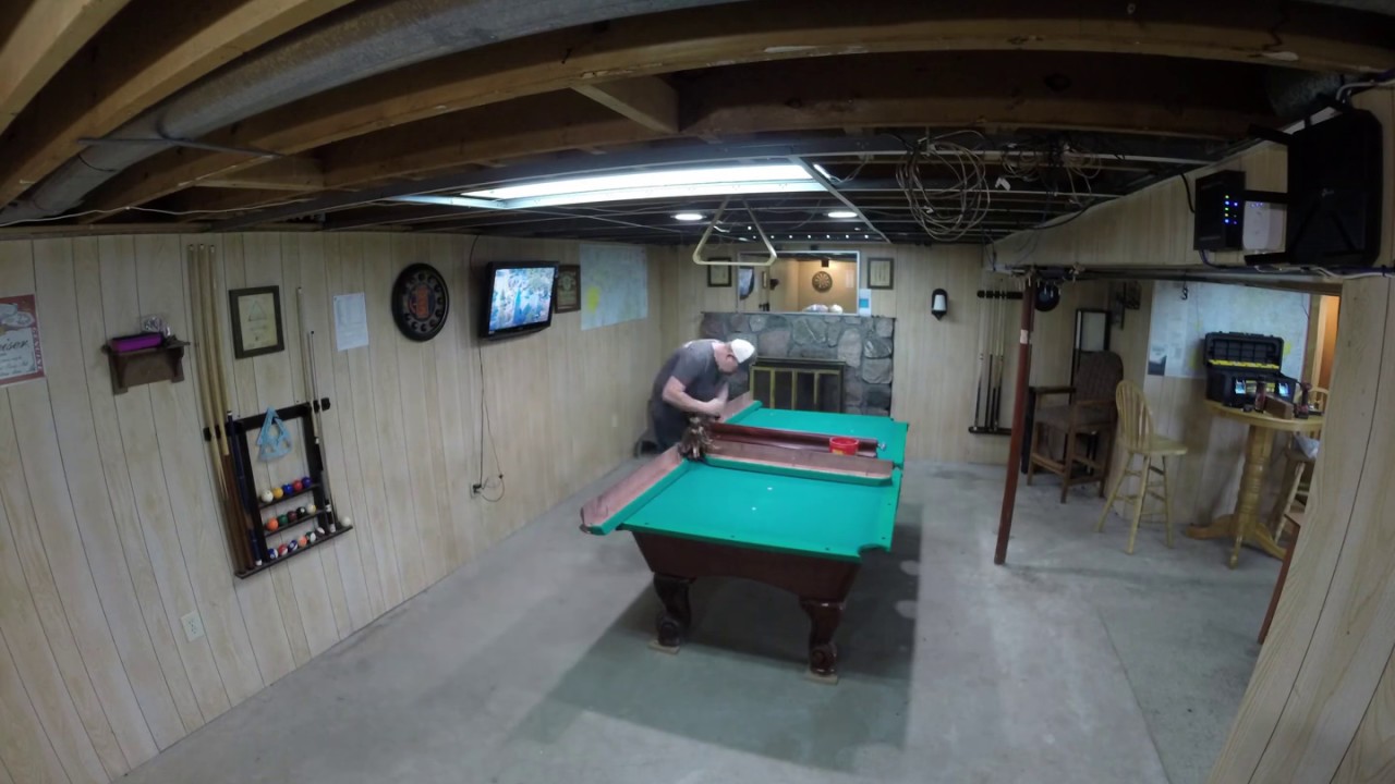 pool table teardown - YouTube