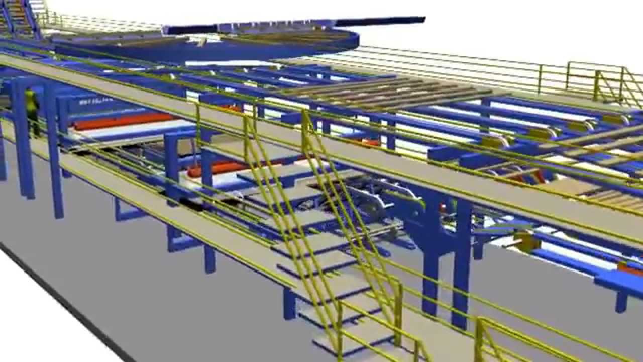 HEINOLA Sawmill Machinery Green sorting- and stick-stacking plant - YouTube