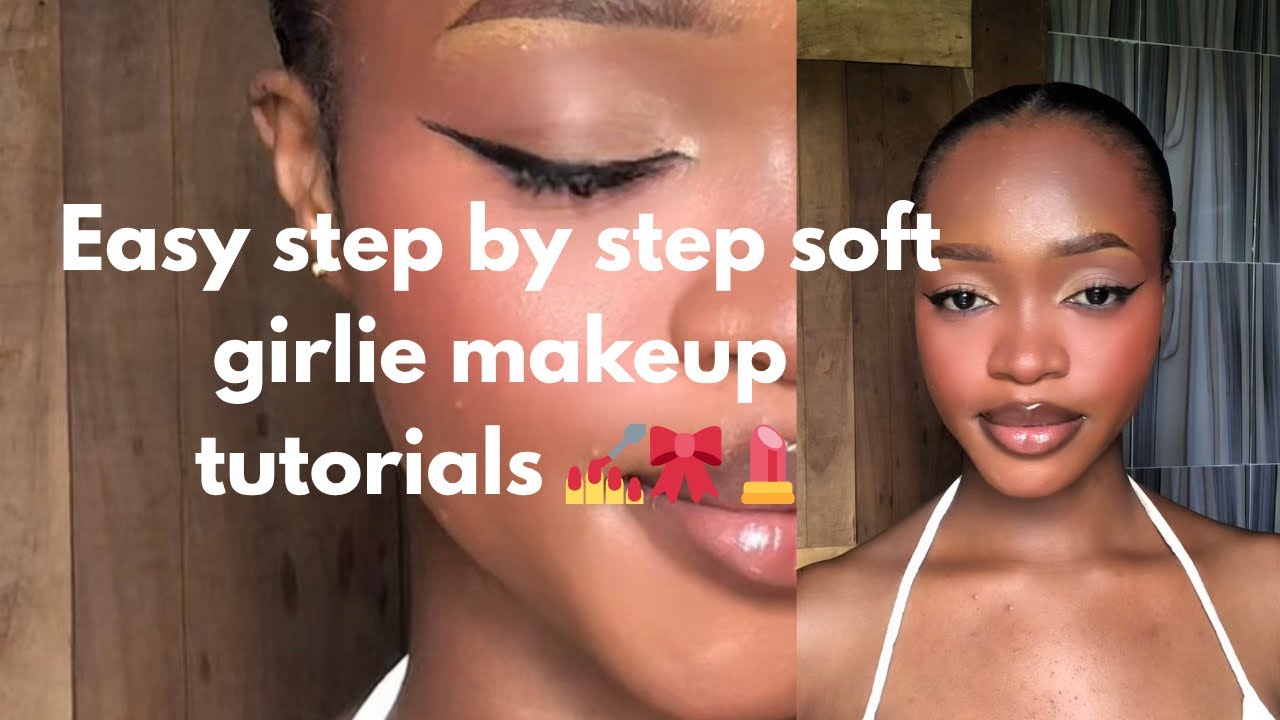 Easy step by step soft girlie makeup look #makeuptutorial - YouTube
