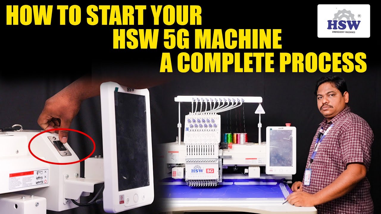 How to Start HSW-5G Machine with a Complete Process || #hsw5g # ...