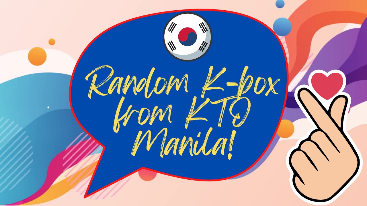 Unboxing Random K-box from KTO Manila | eng sub - YouTube