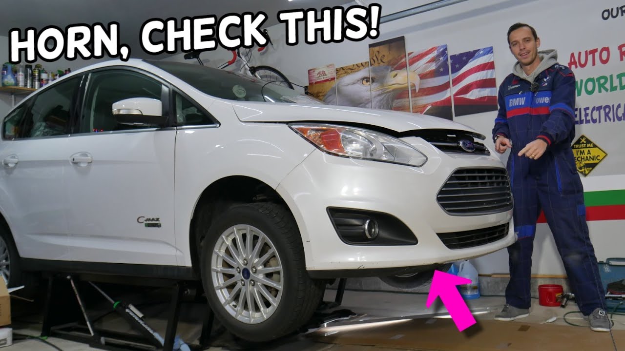 FORD C-MAX HORN LOCATION REPLACEMENT EXPLAINED - YouTube