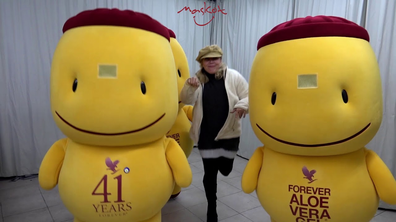 Forever Living Aloe Vera Gel Baby Mascot Costume - YouTube