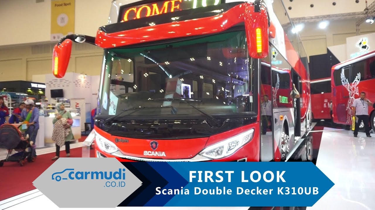 Scania K310UB First Look - Bus Double Decker Dengan Atap Terbuka! - YouTube