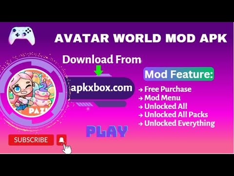 Avatar World Mod Apk 1.163 (Mod Menu) Free Purchase - YouTube