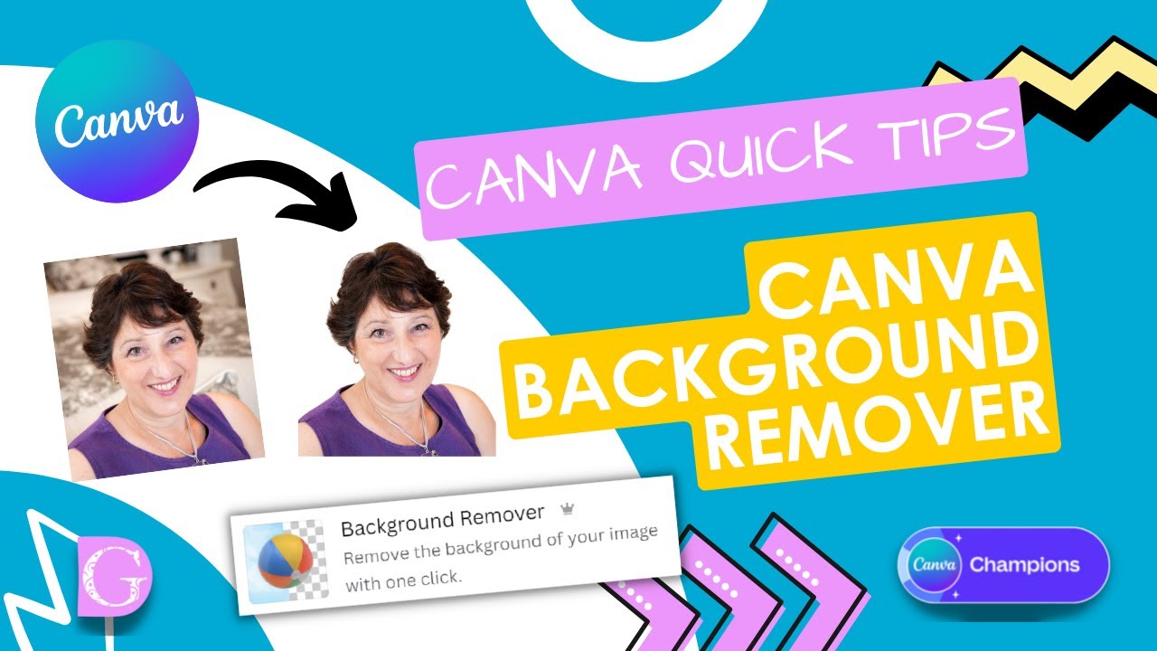 Canva Quick Tips - How to remove a photo background with Canva Pro ...