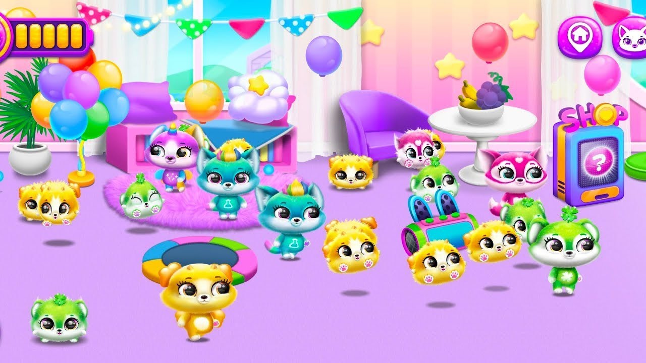 merge pets fluvsies merge party game - YouTube