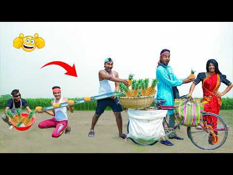PINEAPPLE CHOR || Latest Amazing Comedy Funny Video || Bidik Fun Tv