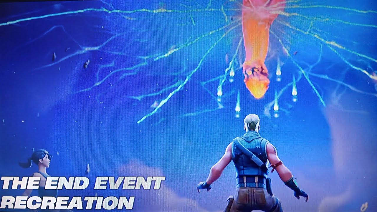 Fortnite The end event recréation - YouTube